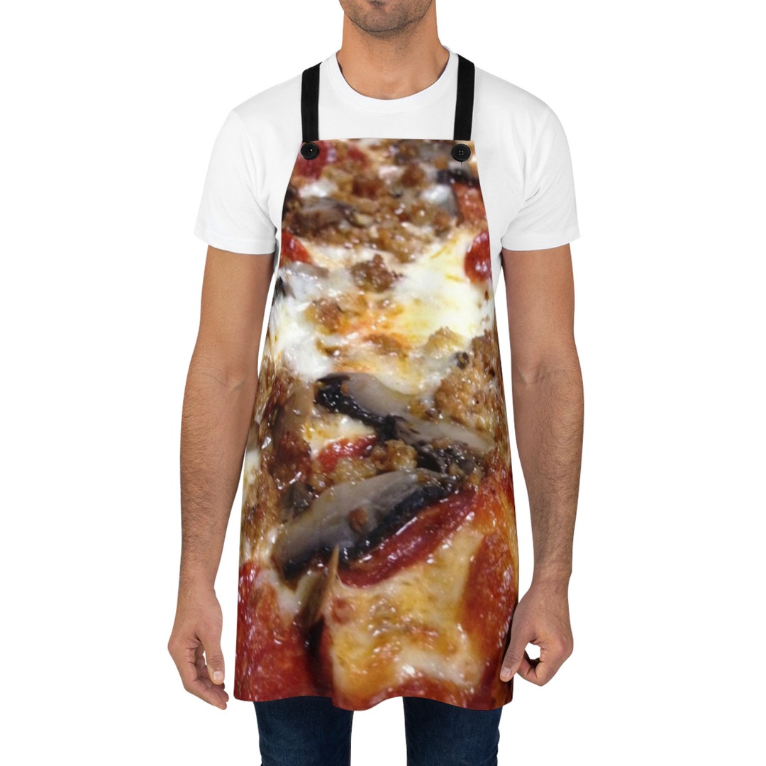 Close up Sausage Pepperoni Pizza Apron (AOP) - Etsy