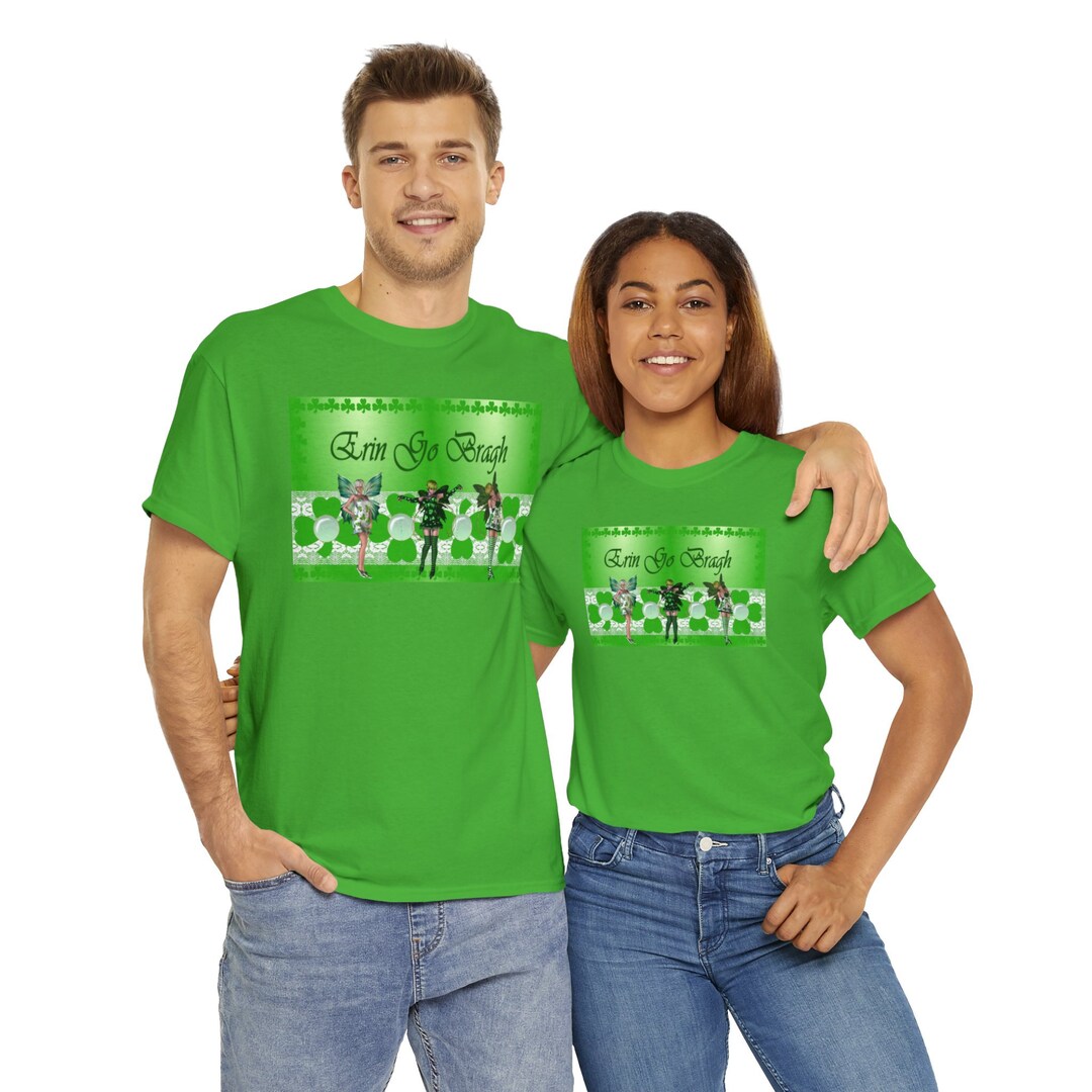 Erin Go Bragh Fairies St. Patrick's Day Unisex Heavy Cotton Tee - Etsy