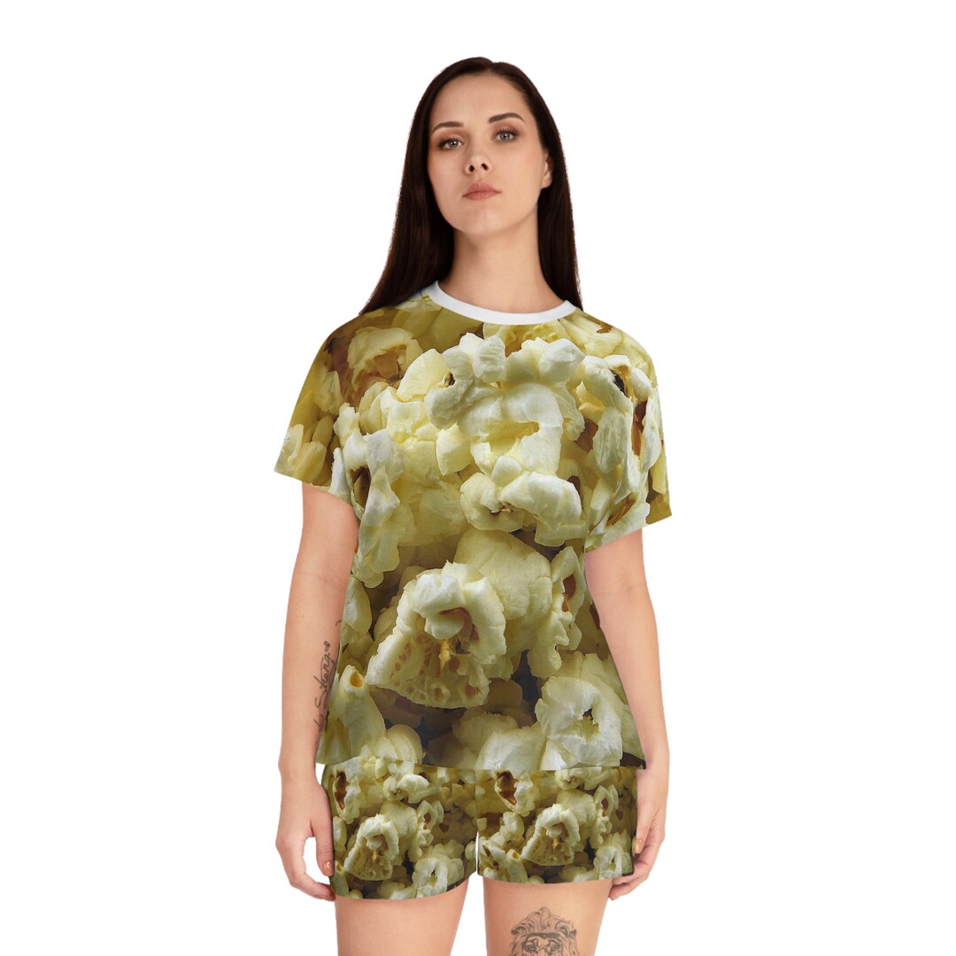 Popcorn Women's Short Pajama Set (AOP) - Etsy