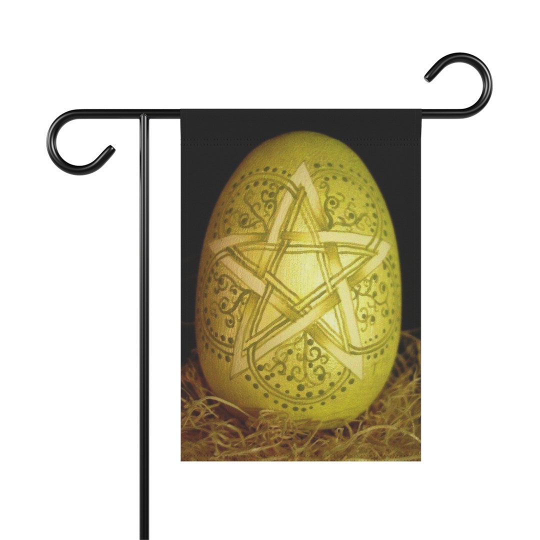 Pentagram Ostara Easter Egg Garden & House Banner - Etsy