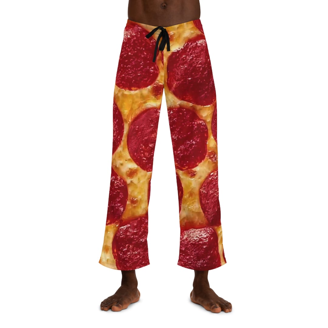 Pepperoni Pizza Men's Pajama Pants (AOP) - Etsy