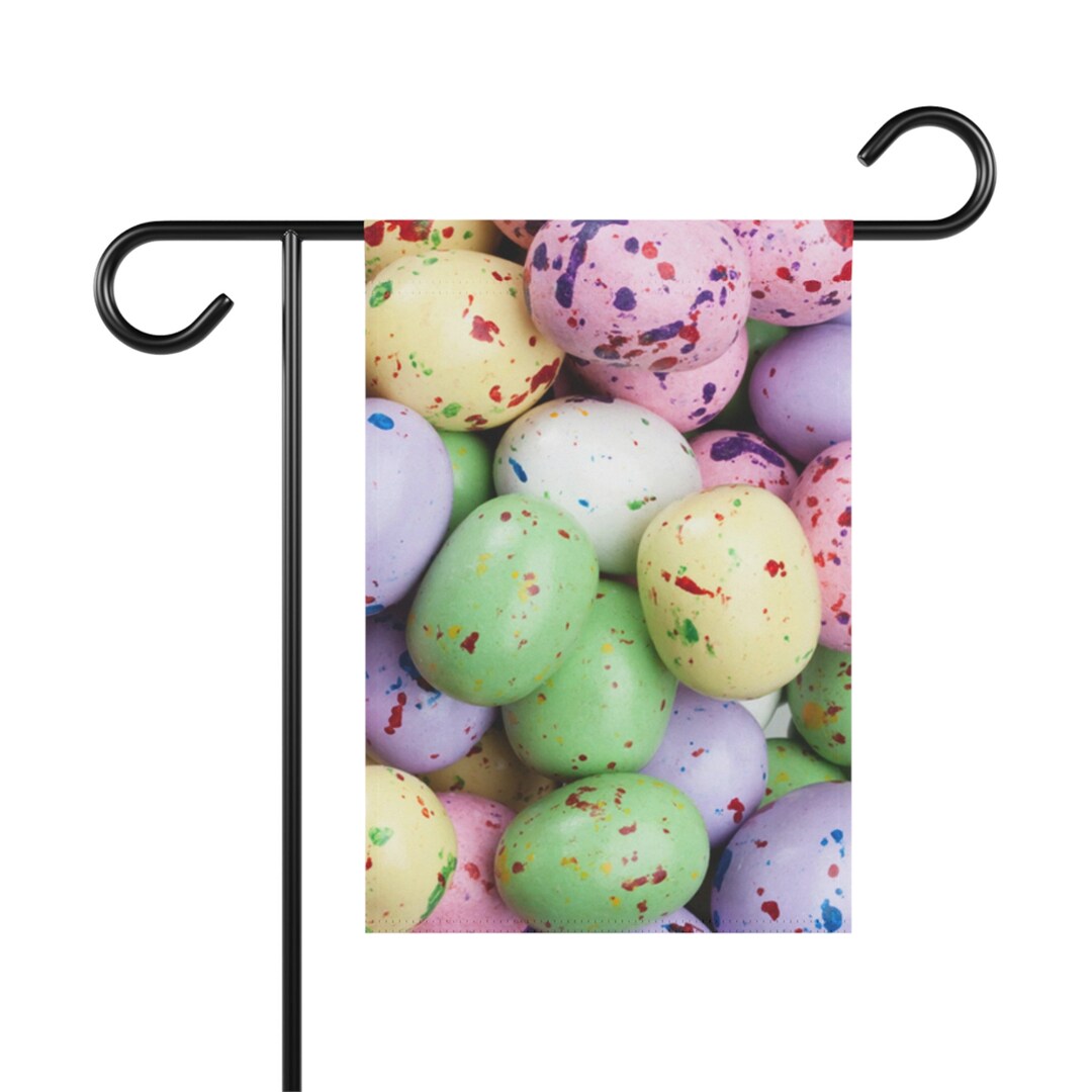 Frosted Candy Easter Eggs Garden & House Banner - Etsy