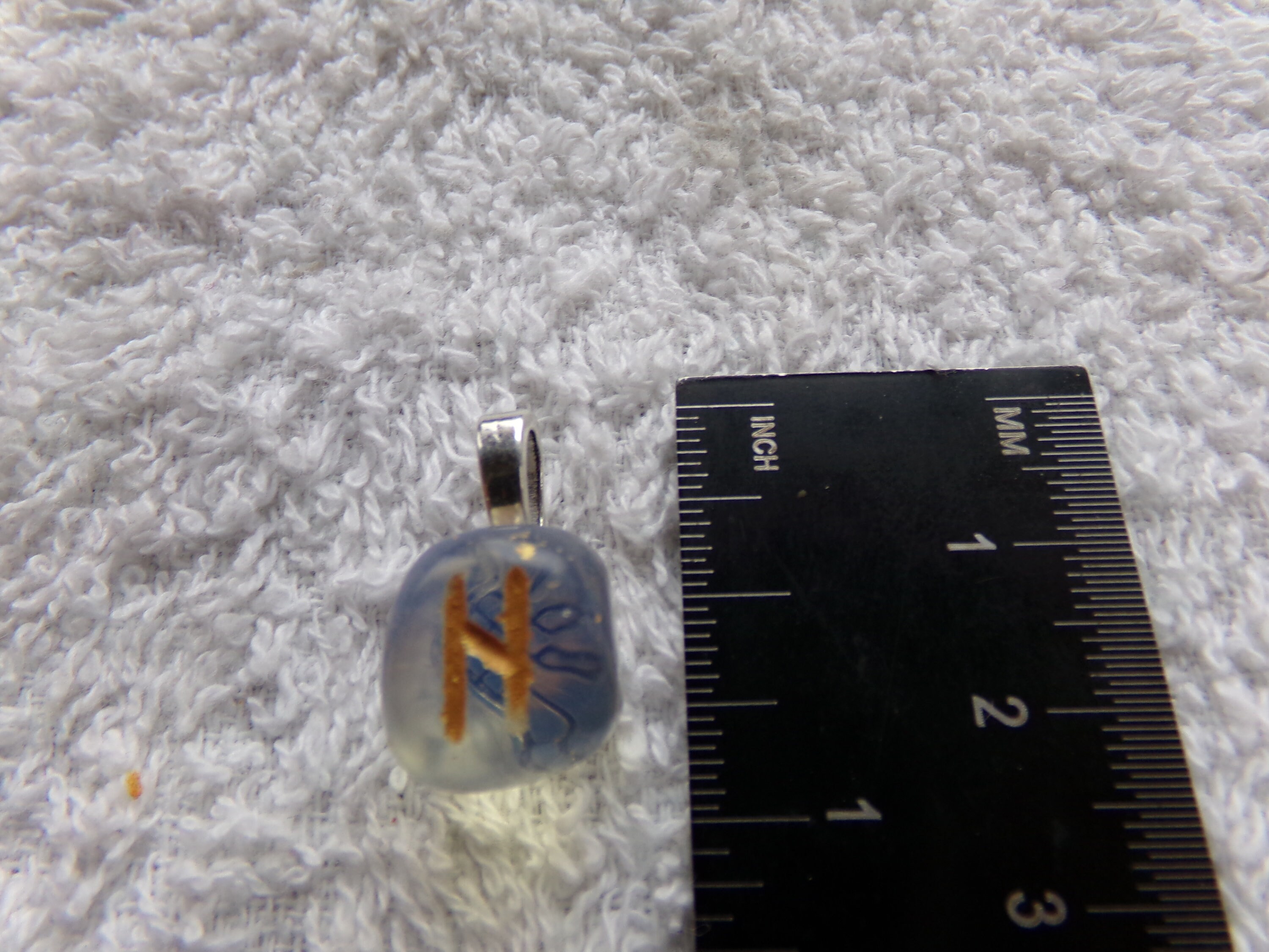 Opalite Hagalaz/haegl/hagal/haal Rune Stone Pendant Crystal Witch ...