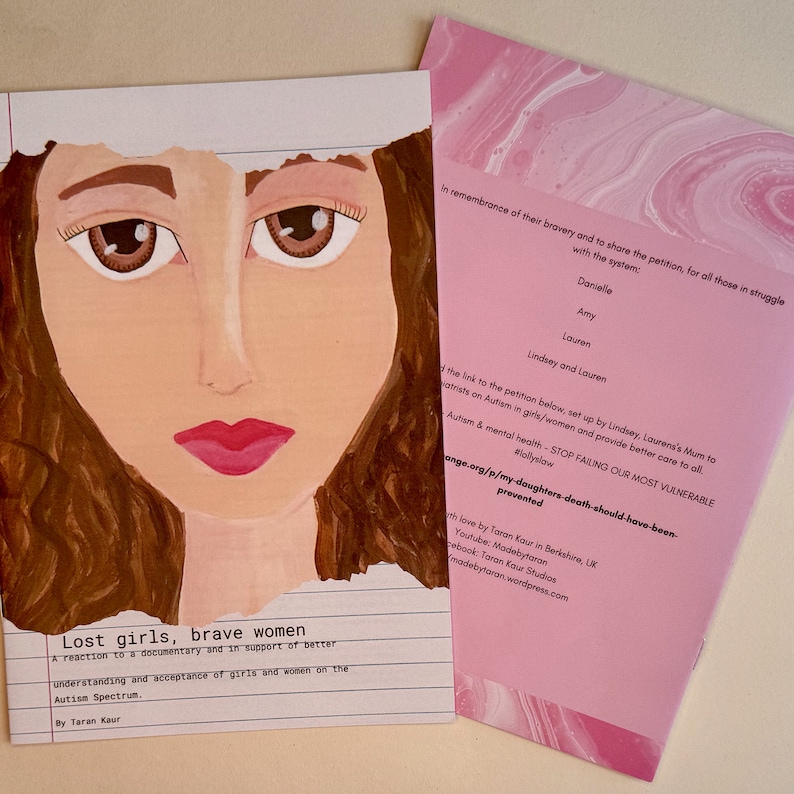 Lost Girls, Brave Women - a Reaction Zine to a Documentary on Autism - Etsy