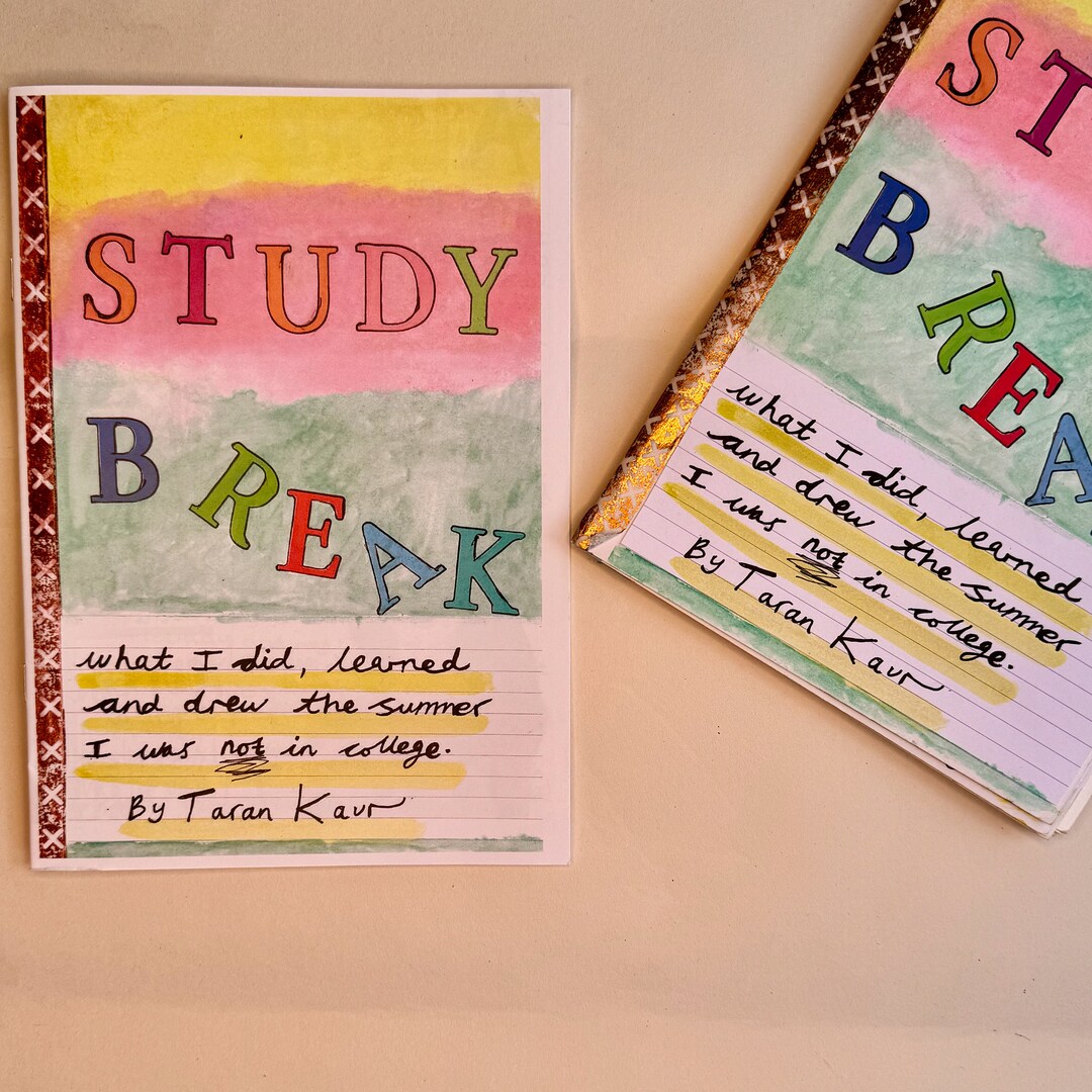 Study Break Zine - Creative Things I Did One Summer - Etsy