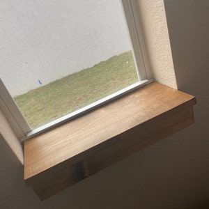 Rustic Farmhouse Wood Window Sill Shelf for Plants and Herbs ...