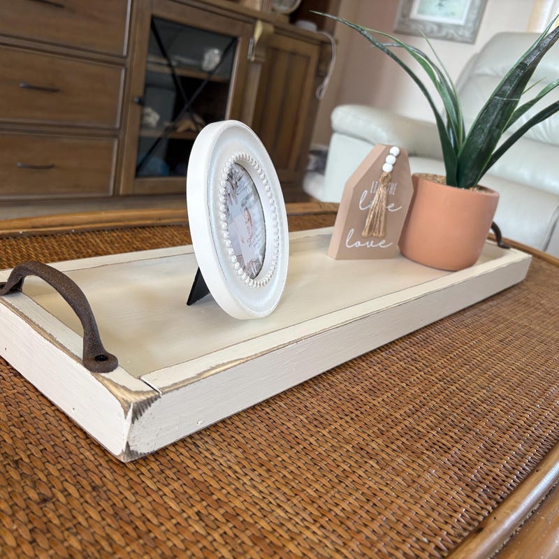 Distressed Wood Tray - Etsy