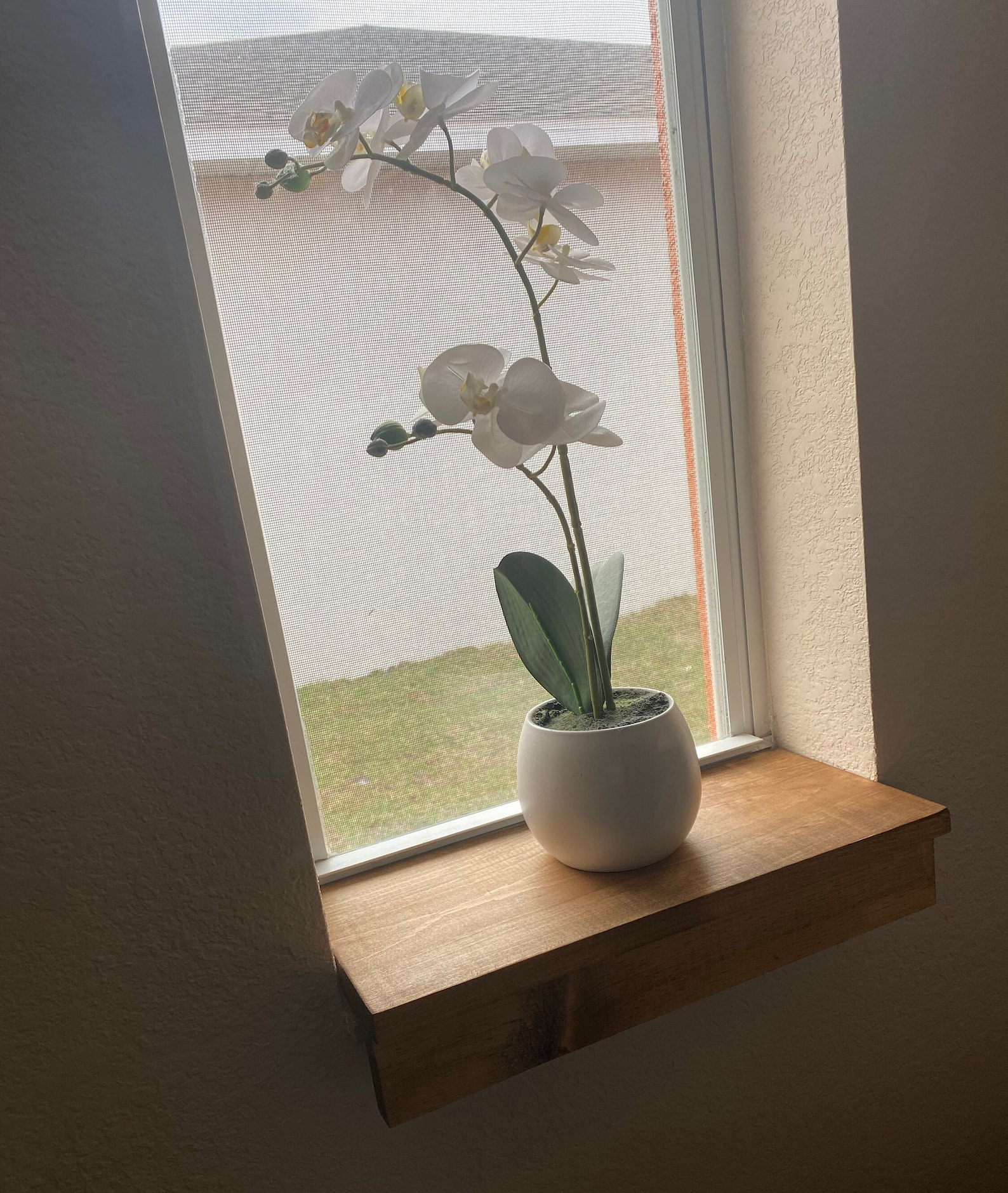 Rustic Farmhouse Wood Window Sill Shelf for Plants and Herbs ...