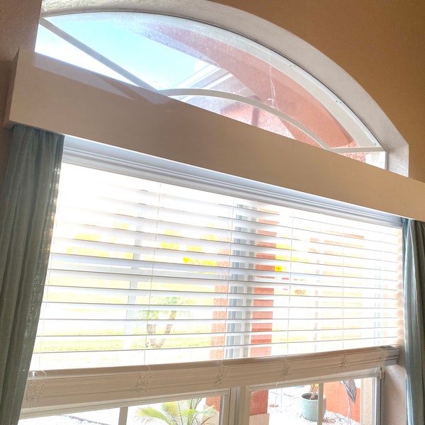 Modern Wood Window Cornice - Etsy