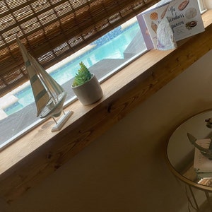 Rustic Farmhouse Wood Window Sill Shelf for Plants and Herbs ...