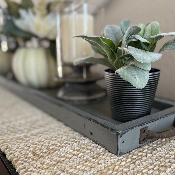 Distressed Wood Tray - Etsy