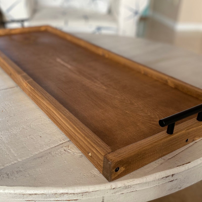 Rustic Wood Tray - Etsy