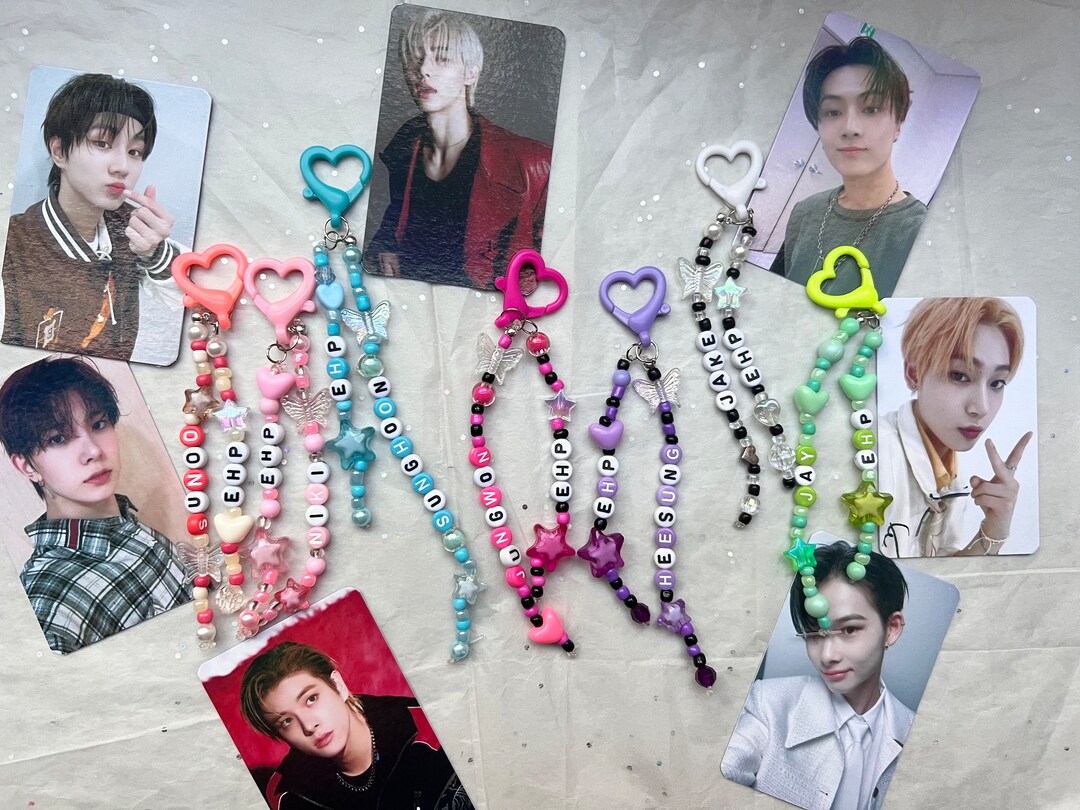 Enhypen Aesthetic Beaded Keychain - Etsy