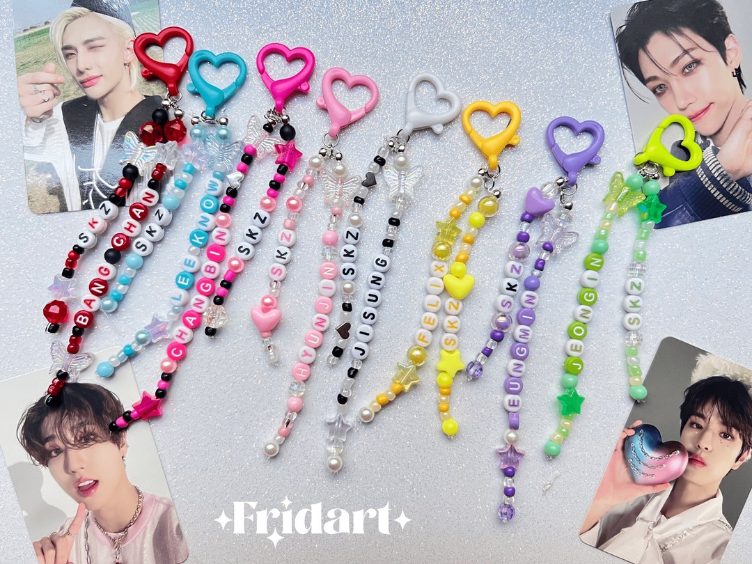 Stray Kids Beaded Keychain Aesthetic - Etsy