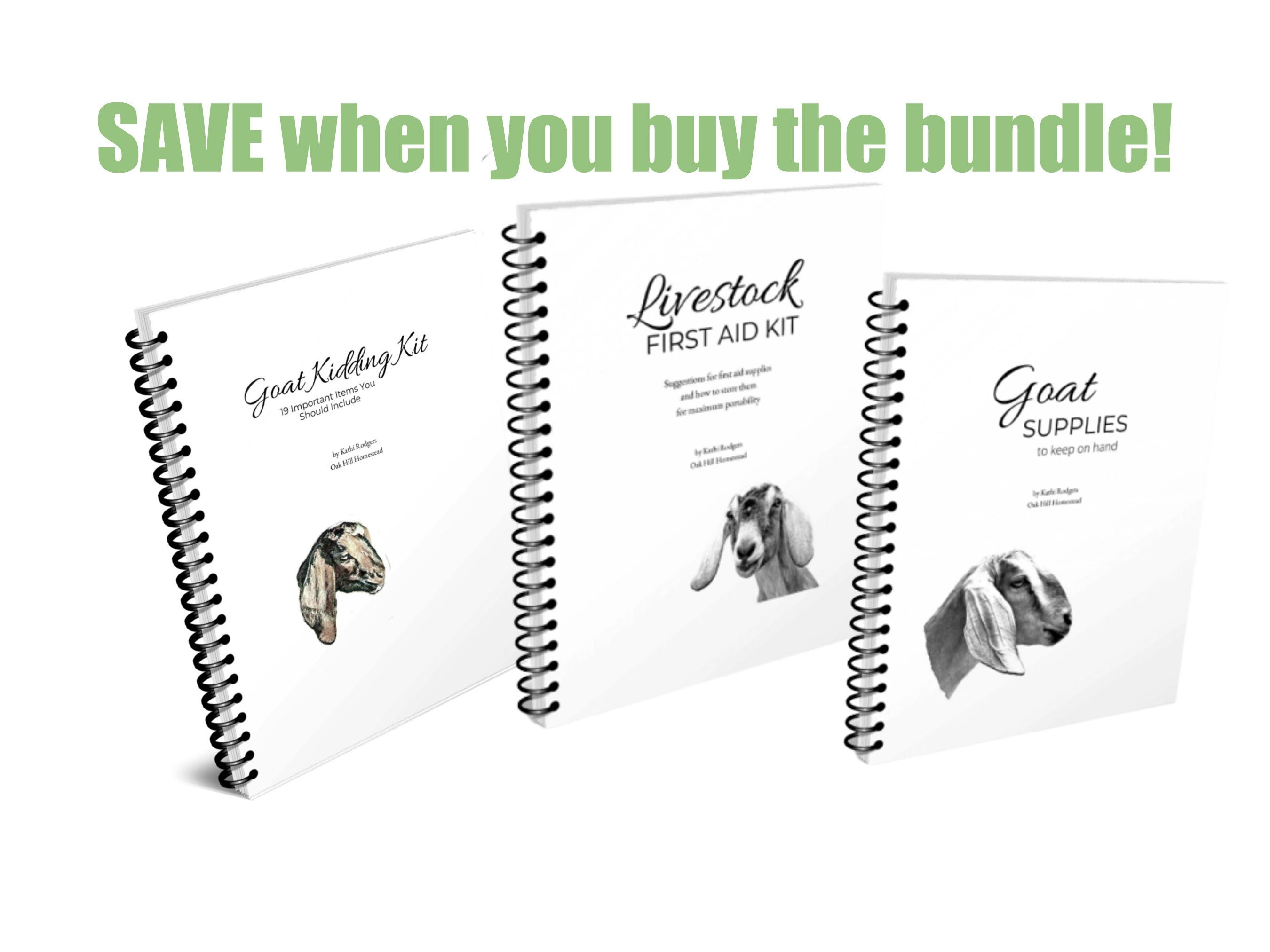 Goat Printables Bundle 3 Printable Booklet / Checklists for New Goat ...