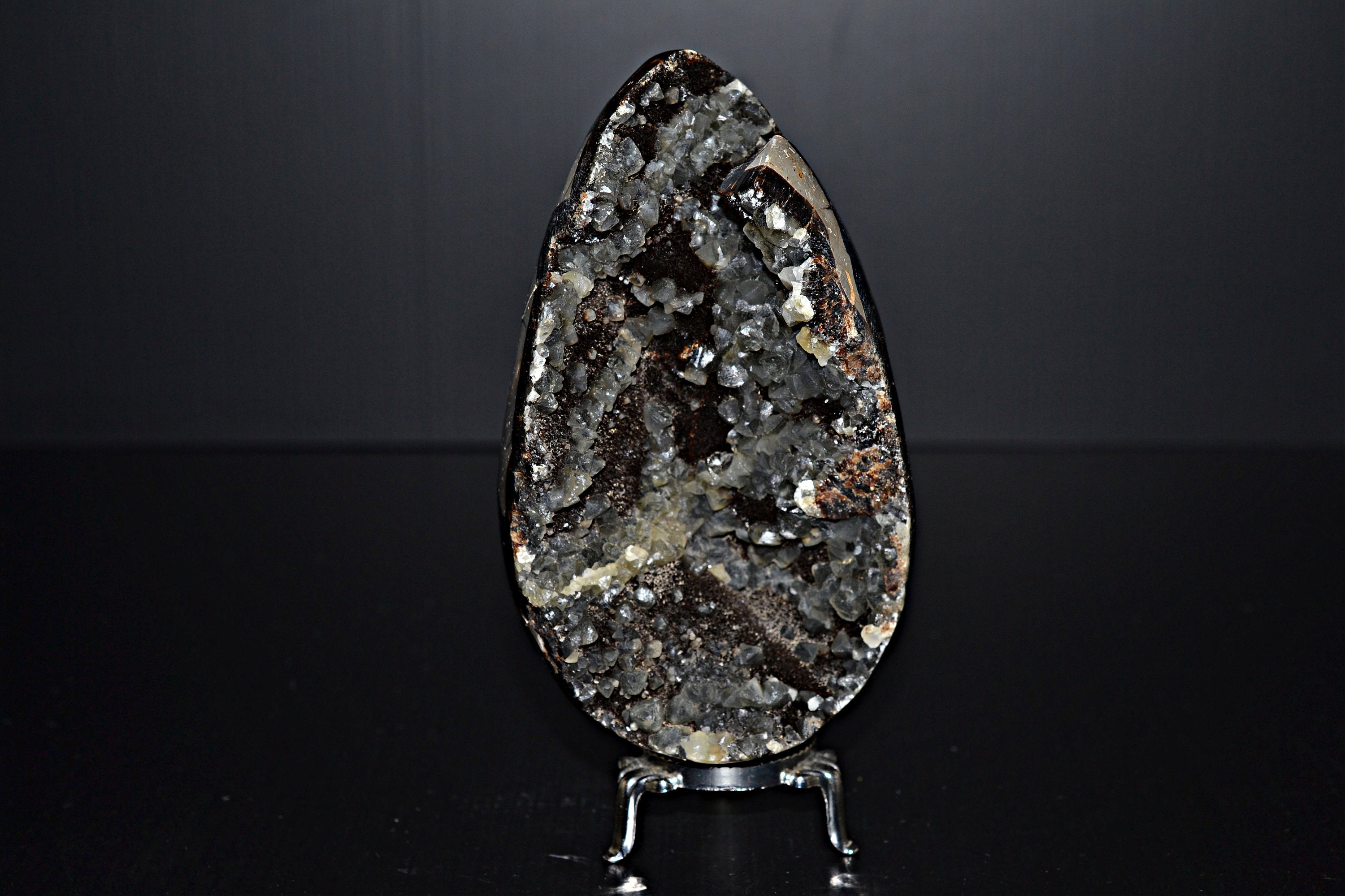 Septarian Egg Septarian Crystal Septarian Stone Septarian - Etsy