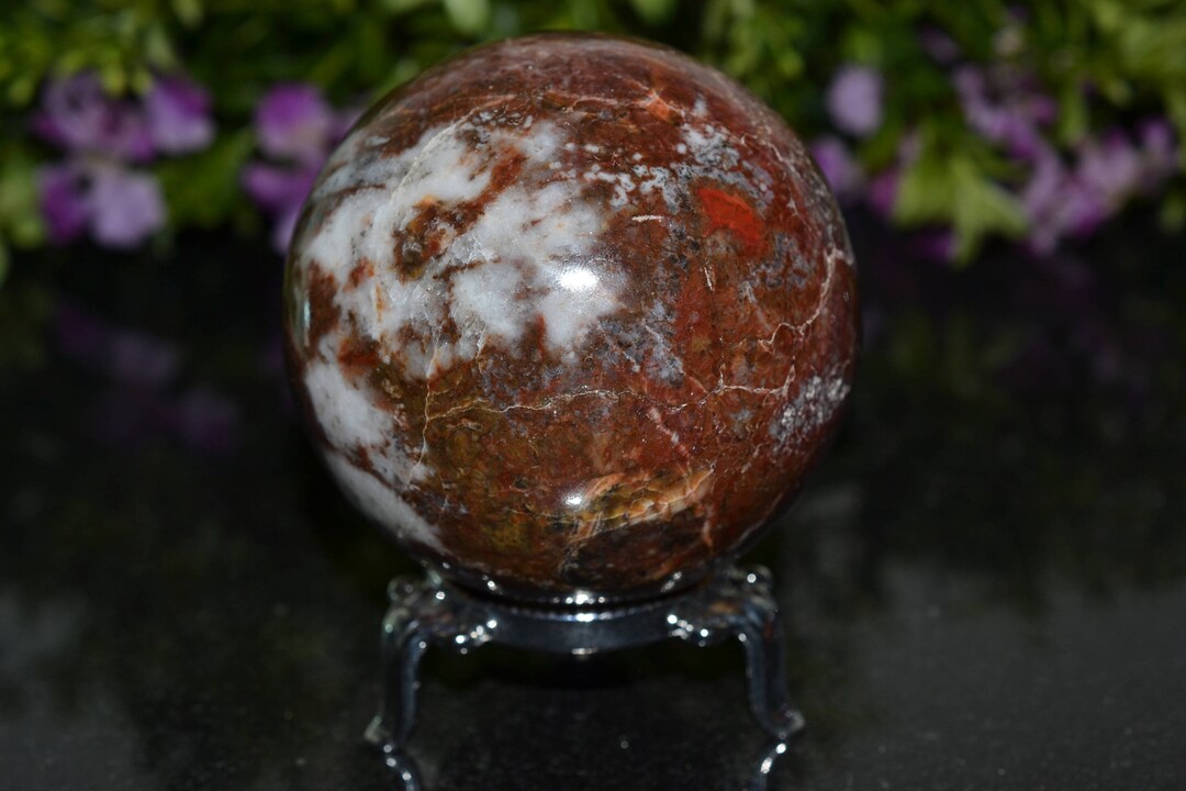 Fancy Jasper Sphere. Jasper Crystal, Jasper Ball - Etsy
