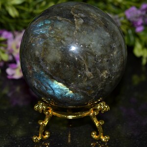 Labradorite Sphere Labradorite Ball Labradorite Crystal - Etsy