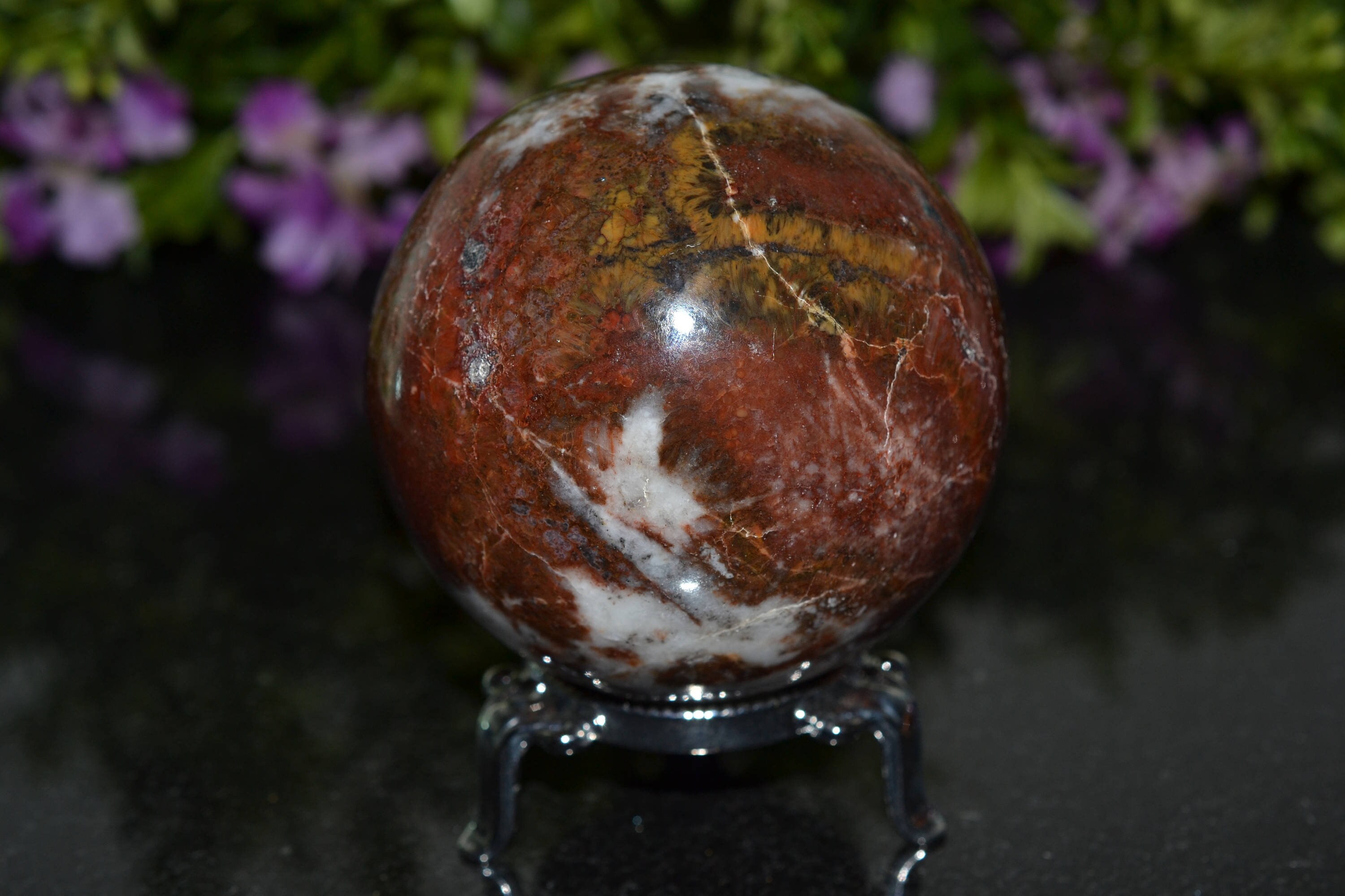 Fancy Jasper Sphere. Jasper Crystal Jasper Ball - Etsy