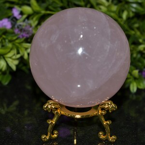 Rose Quartz Sphere, Quartz Crystal, Quartz Sphere, Rose Quartz Ball - Etsy
