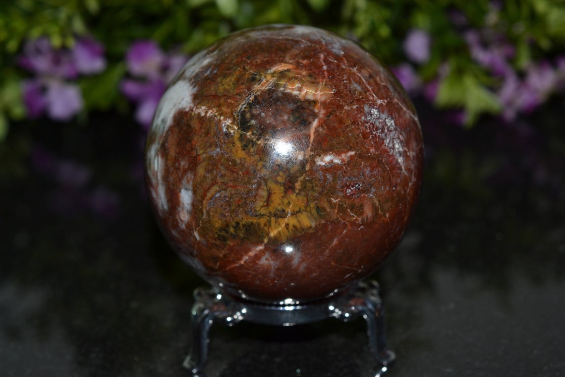Fancy Jasper Sphere. Jasper Crystal Jasper Ball - Etsy
