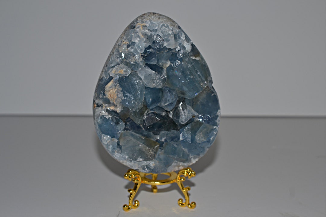Celestite Egg Celestite Crystal Celestite Stone - Etsy