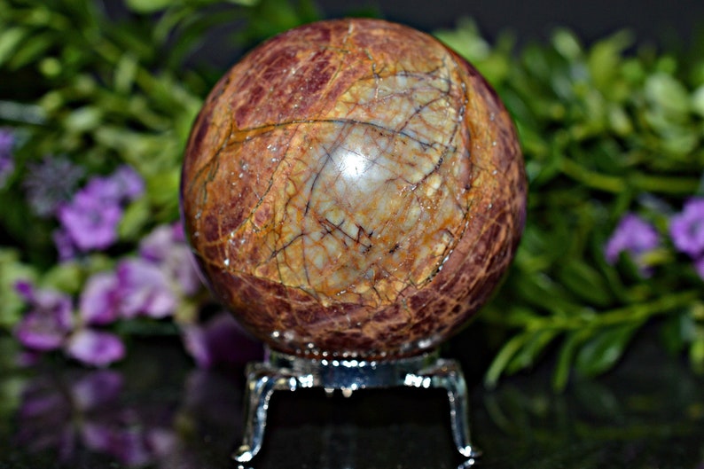 Cherry Creek Jasper Sphere Jasper Sphere Jasper Crystal | Etsy