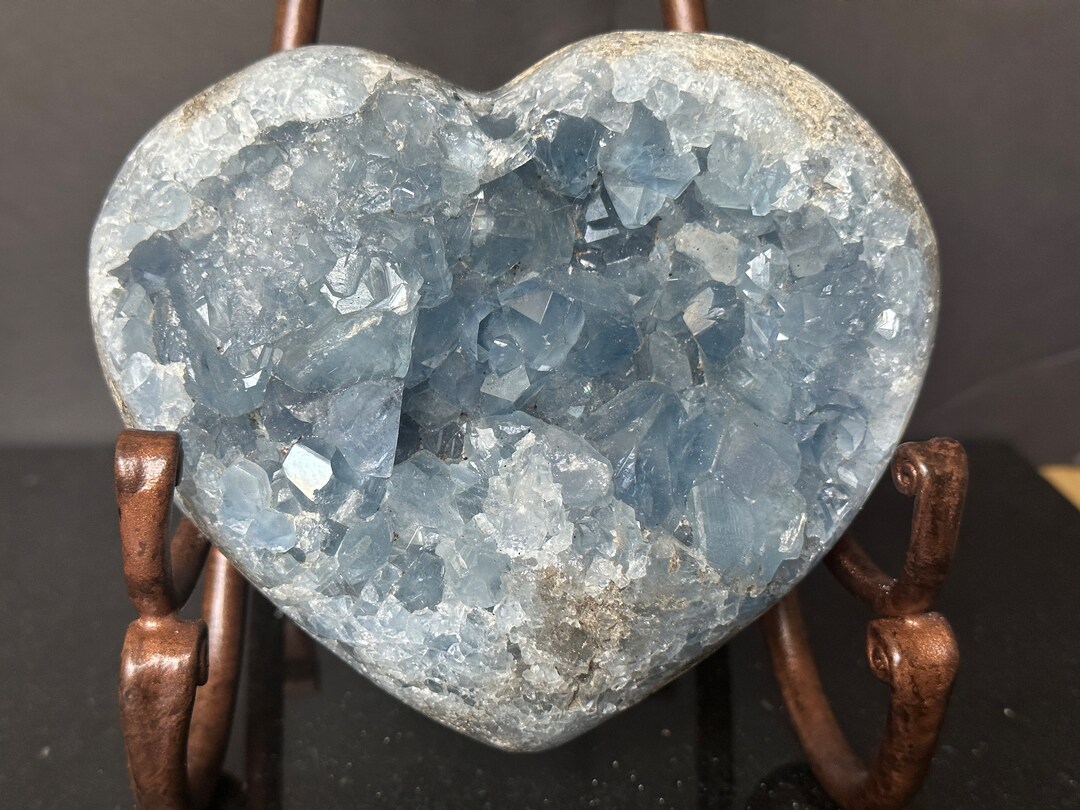 Big Celestite Heart, Celestite Crystal, Celestite Stone - Etsy