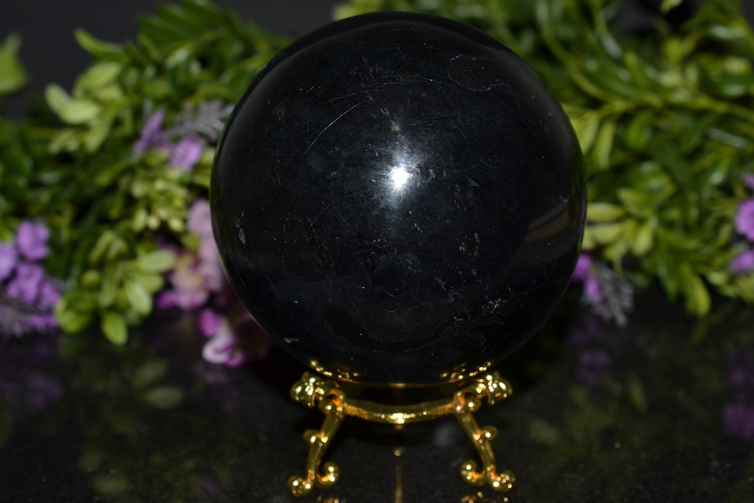 Black Tourmaline Sphere Tourmaline Crystal Tourmaline Ball - Etsy