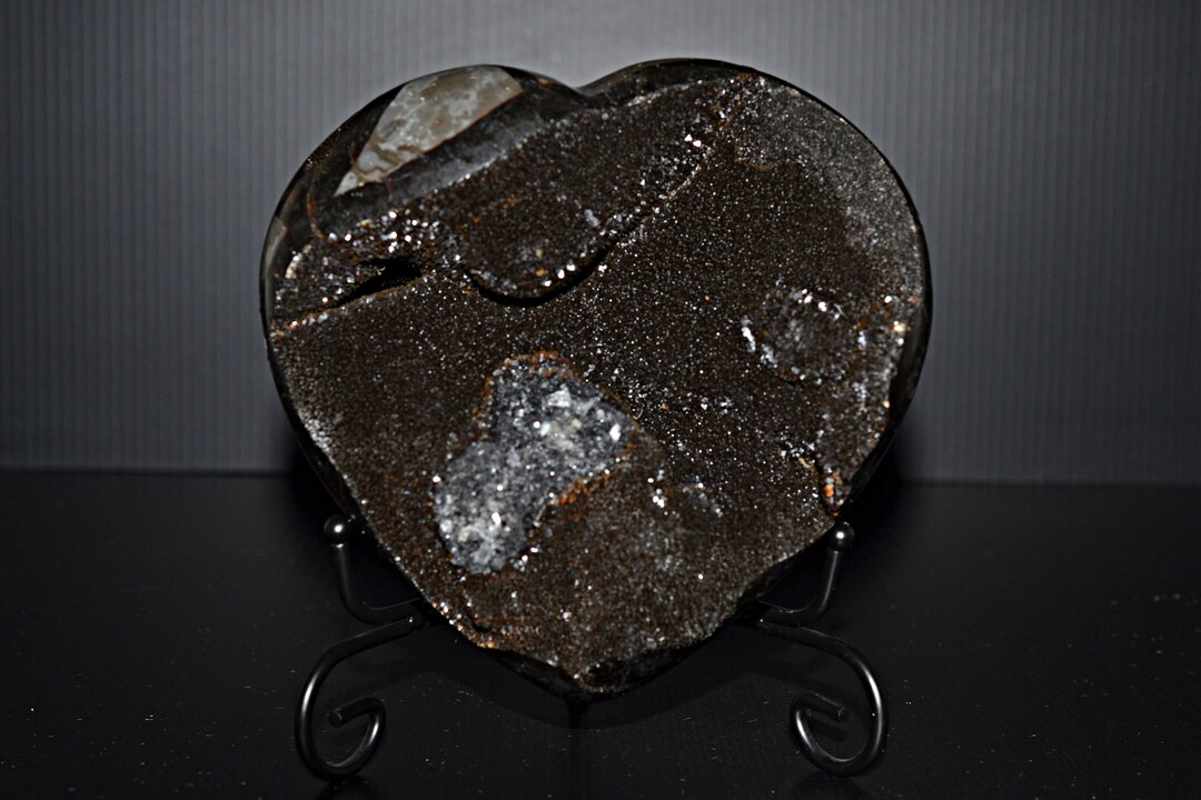 Septarian Heart Septarian Crystal Septarian Heart Septarian - Etsy