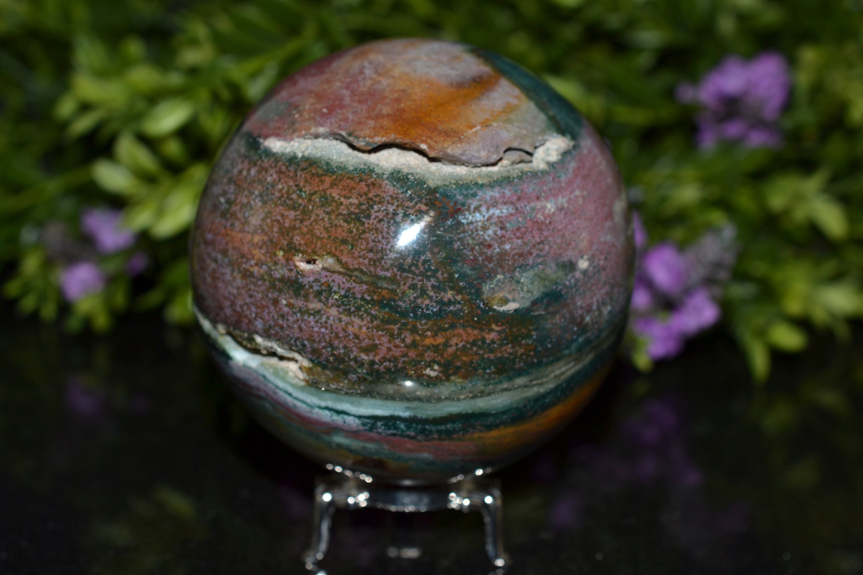 Ocean Jasper Sphere Ocean Jasper Crystal Ocean Jasper Stone - Etsy