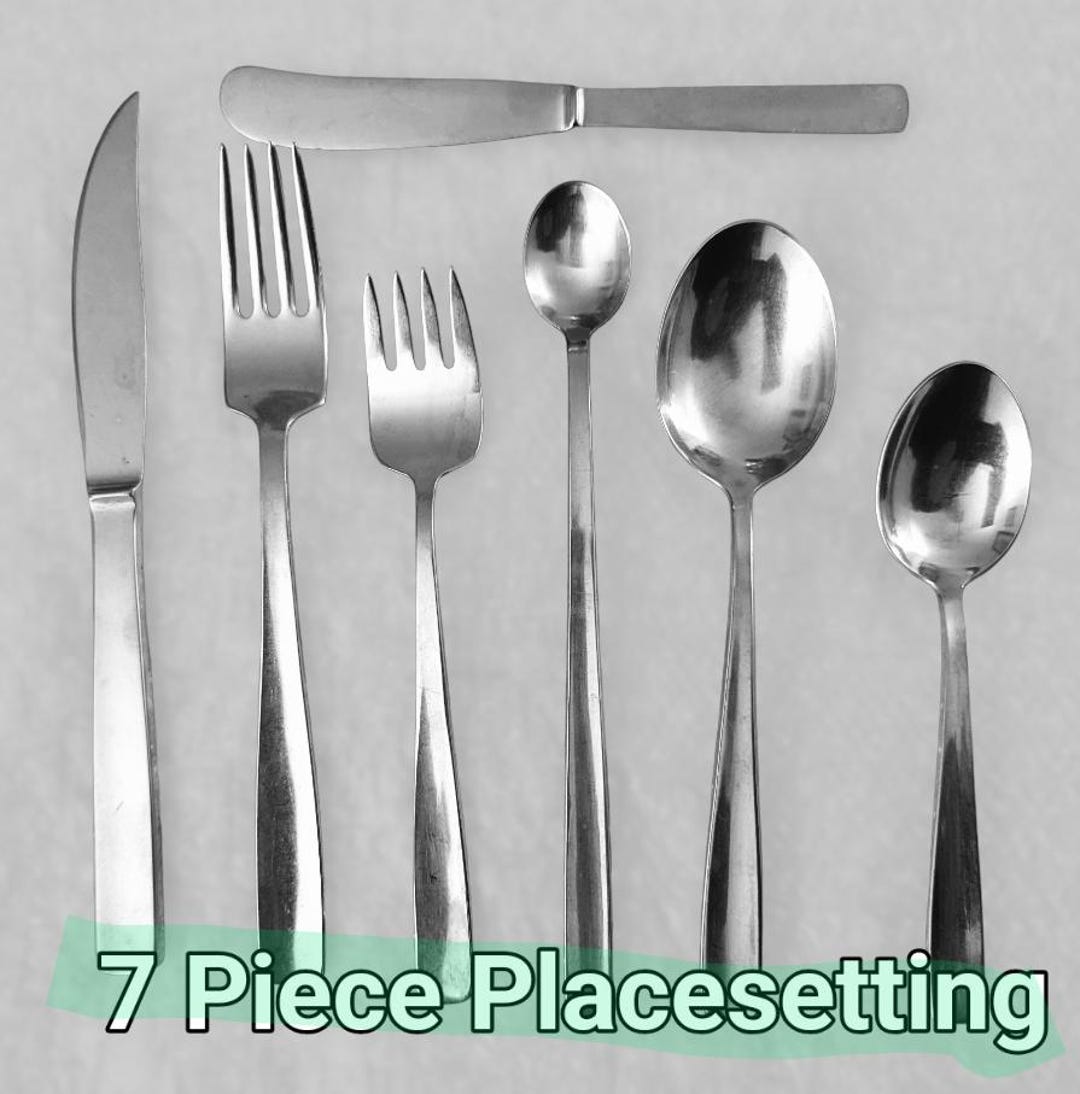 Vintage Swedish GENSE Service for 8, With 6 Piece Serving Set & Bonus ...