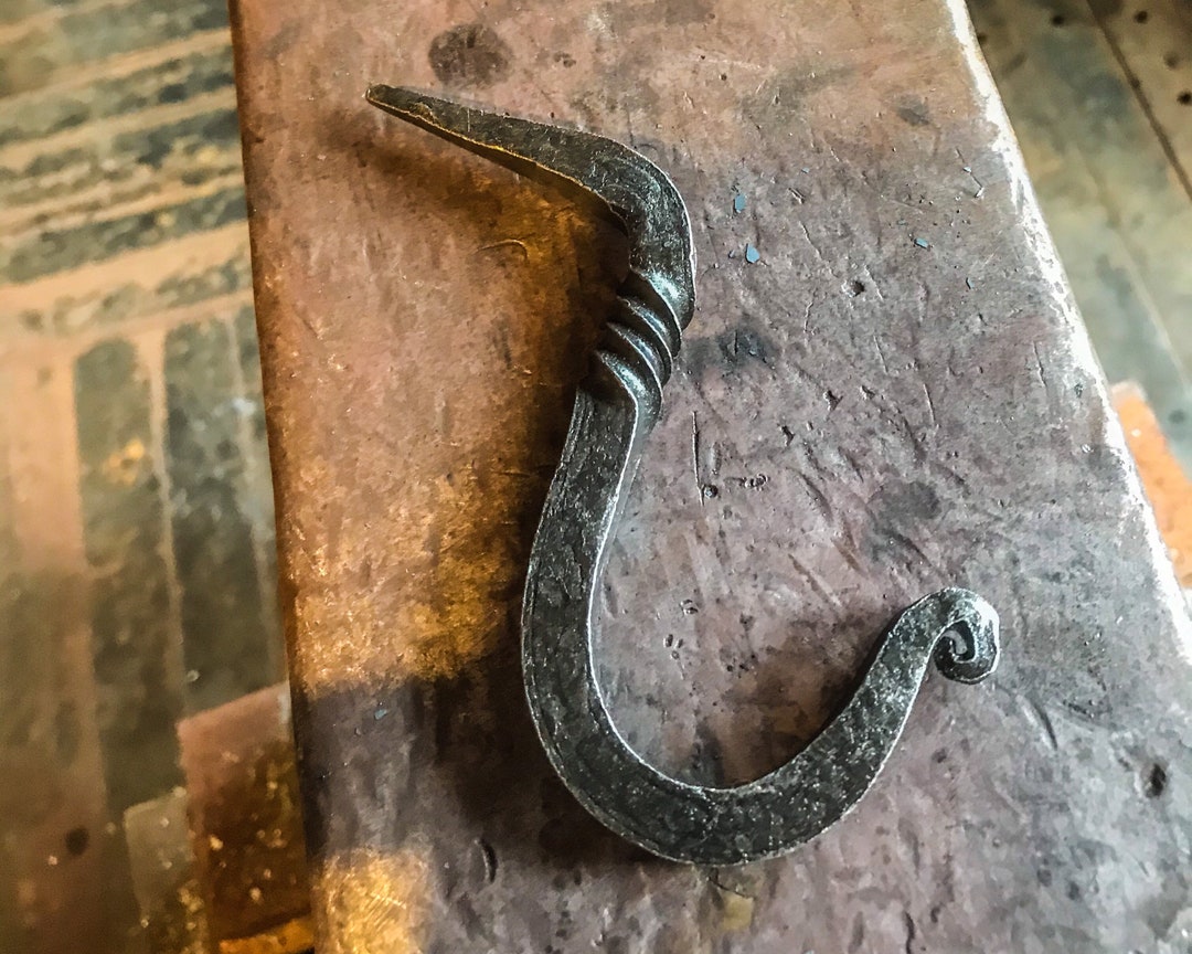 Blacksmith Forged Beam Hook - Etsy