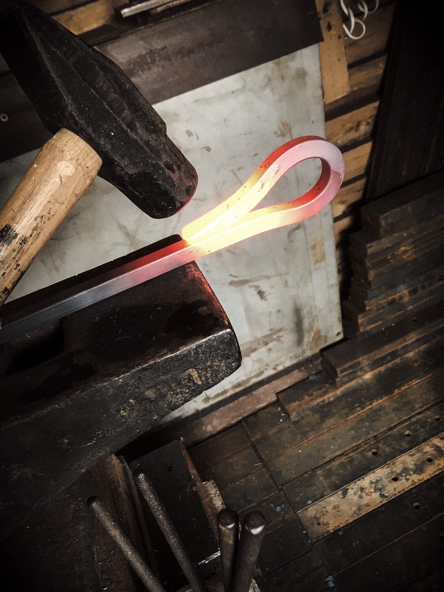 Blacksmith Made Extra Long Fire Rake Pizza Oven Rake - Etsy Canada