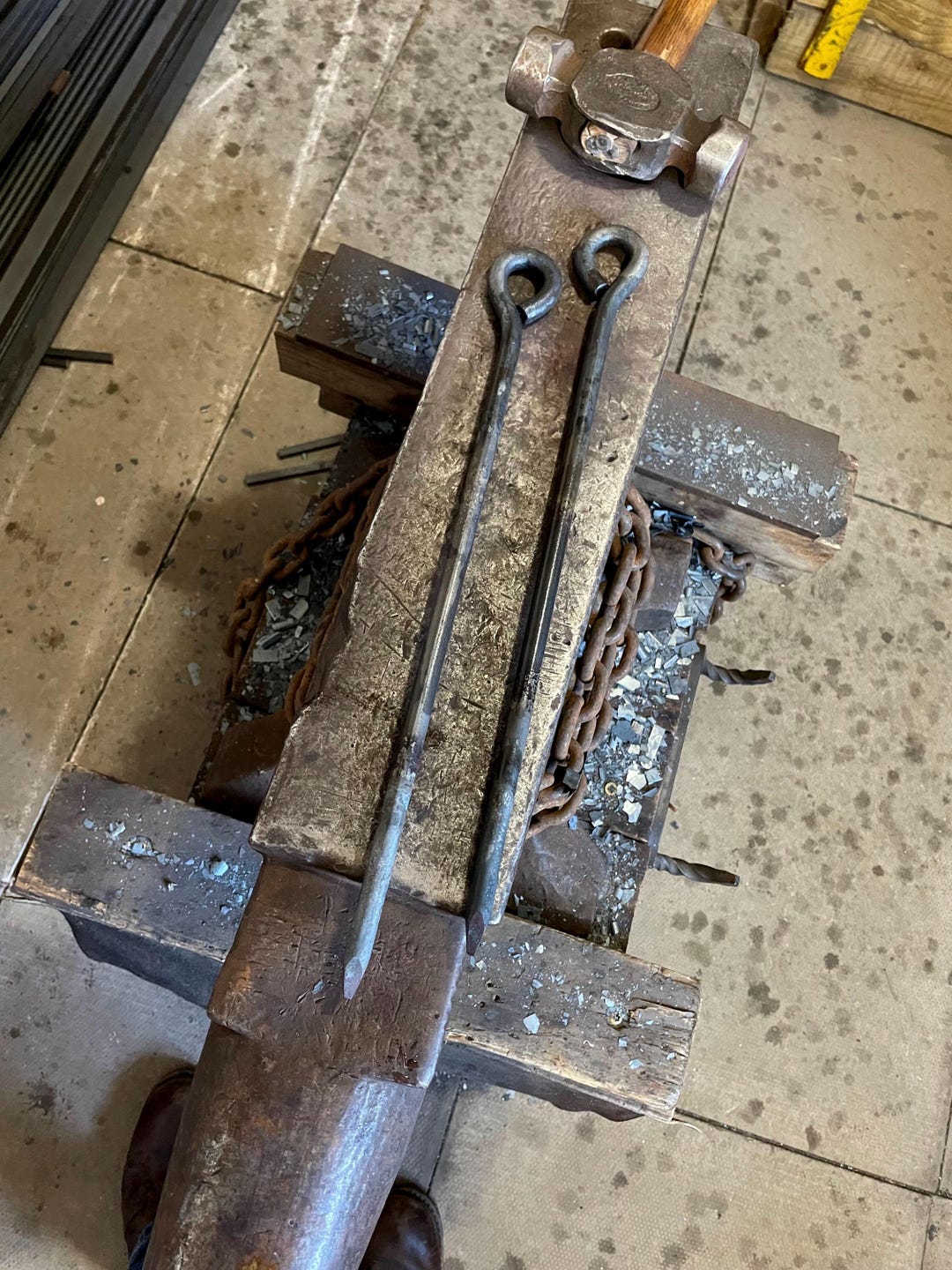 Blacksmith Made String Line Pins - Etsy