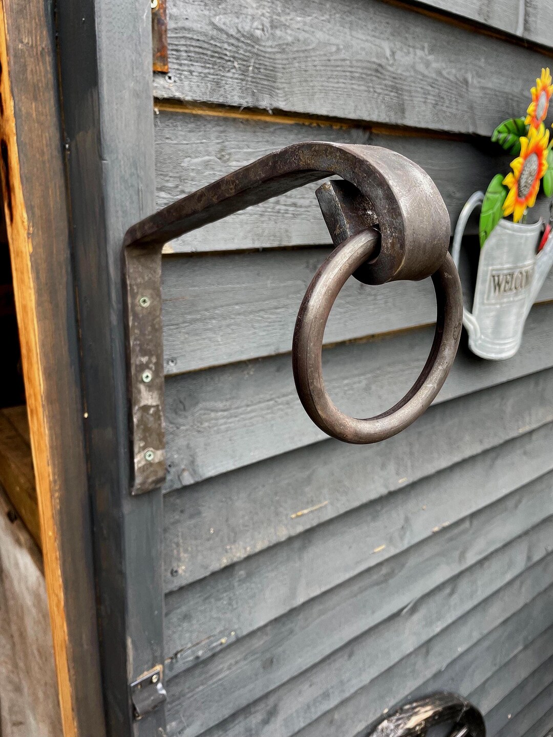 Hanging Basket Bracket With Ring, Wall Bracket, Heavy Duty Bracket - Etsy