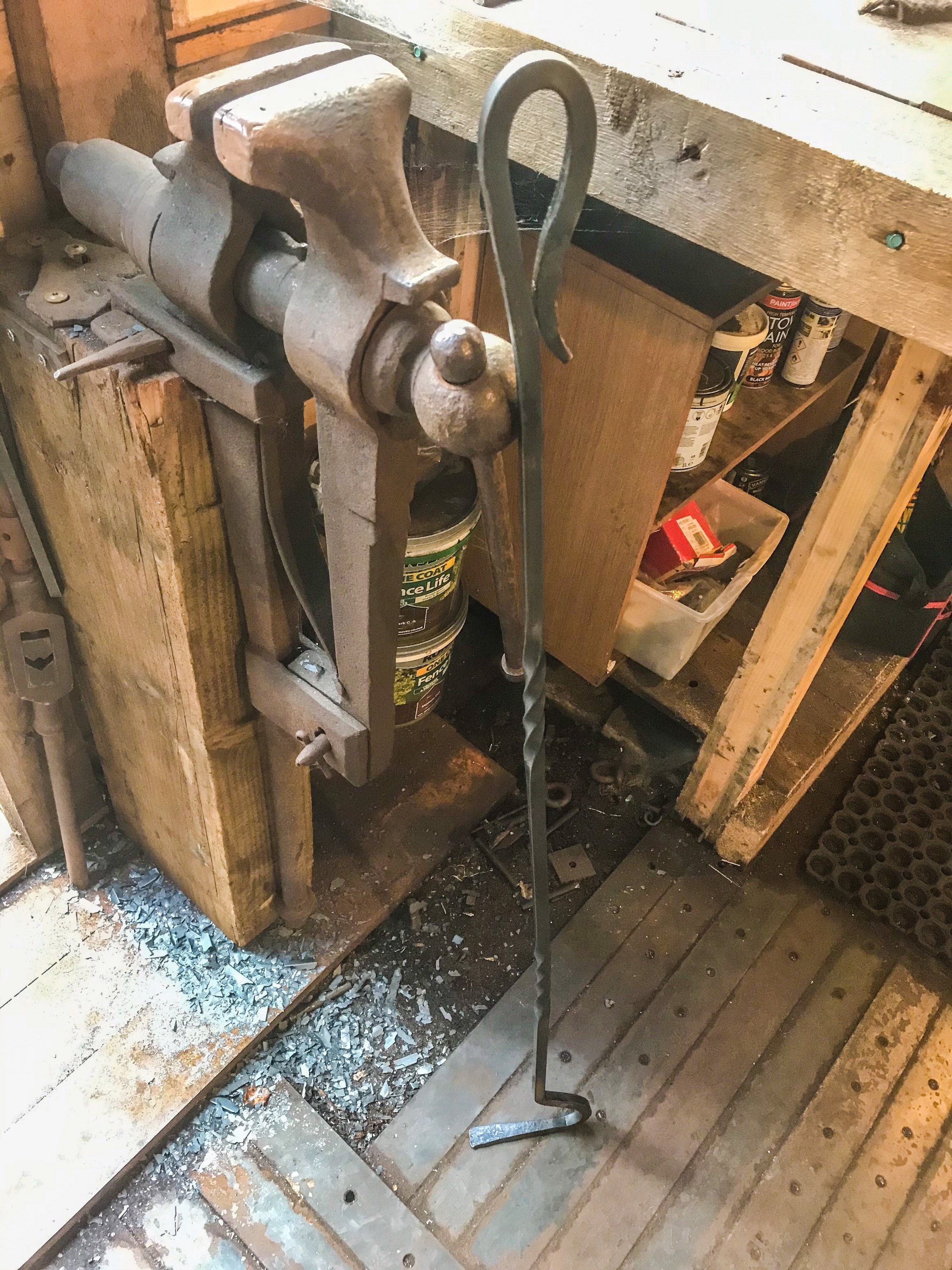 Blacksmith Made Extra Long Fire Rake Pizza Oven Rake - Etsy Canada