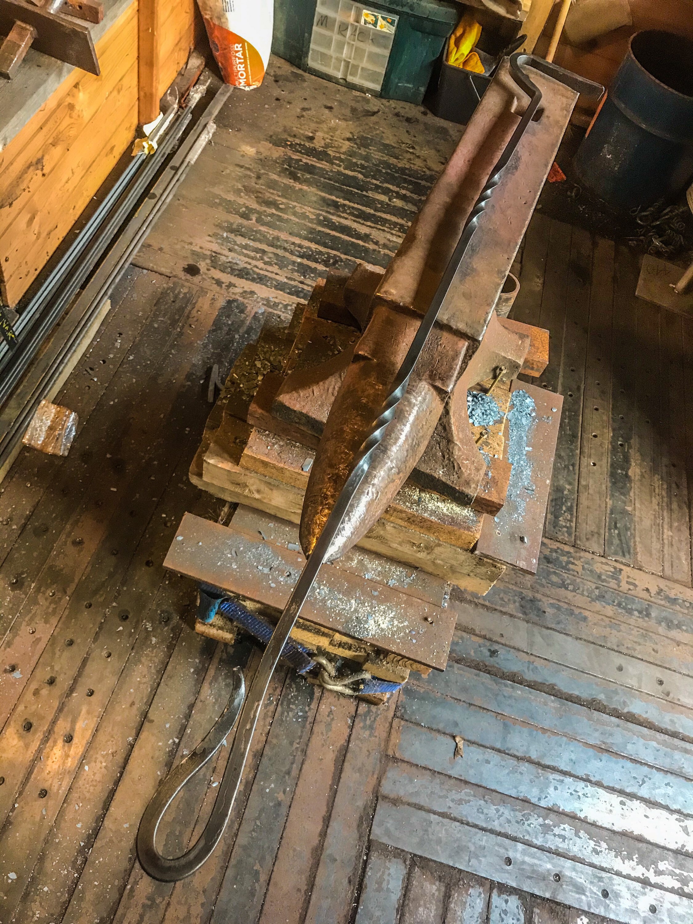 Blacksmith Made Extra Long Fire Rake Pizza Oven Rake - Etsy Canada