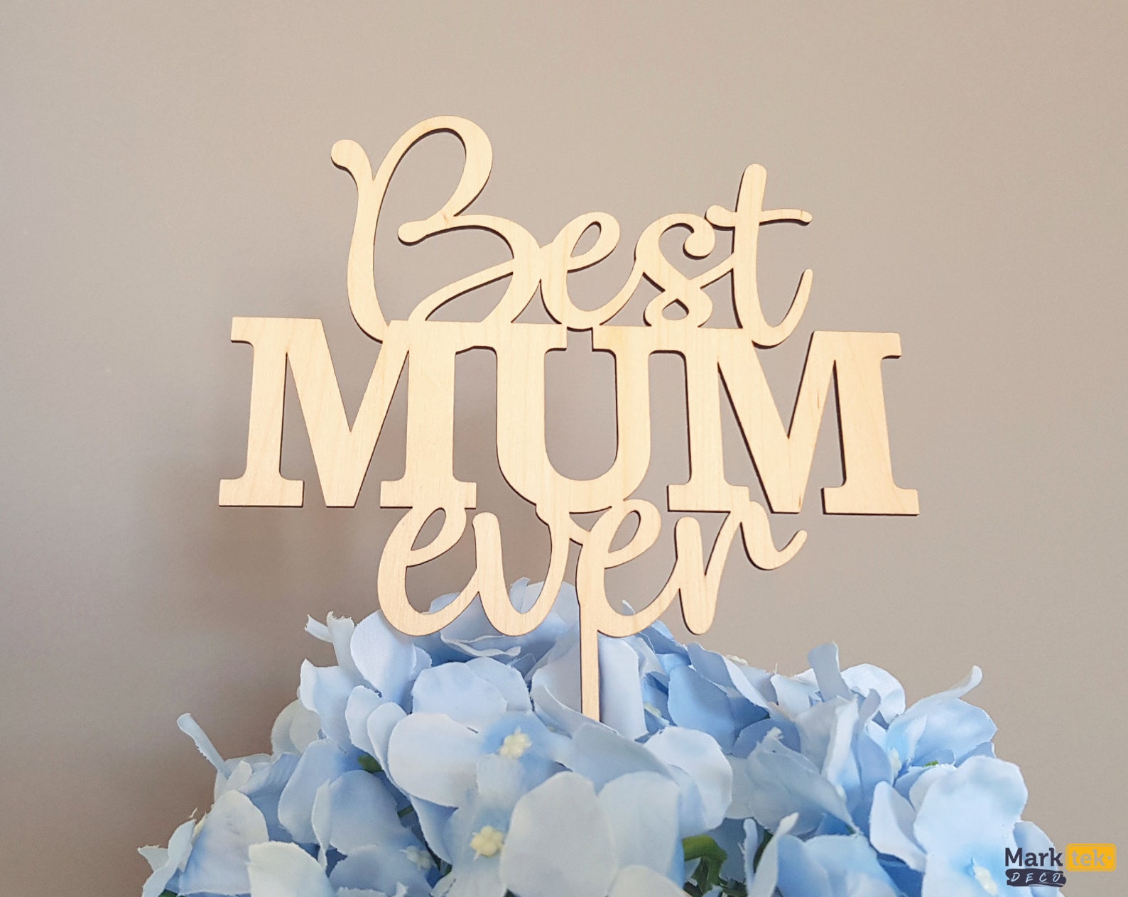 Mother's Day Cake Topper Best Mum Ever Custom Orders - Etsy