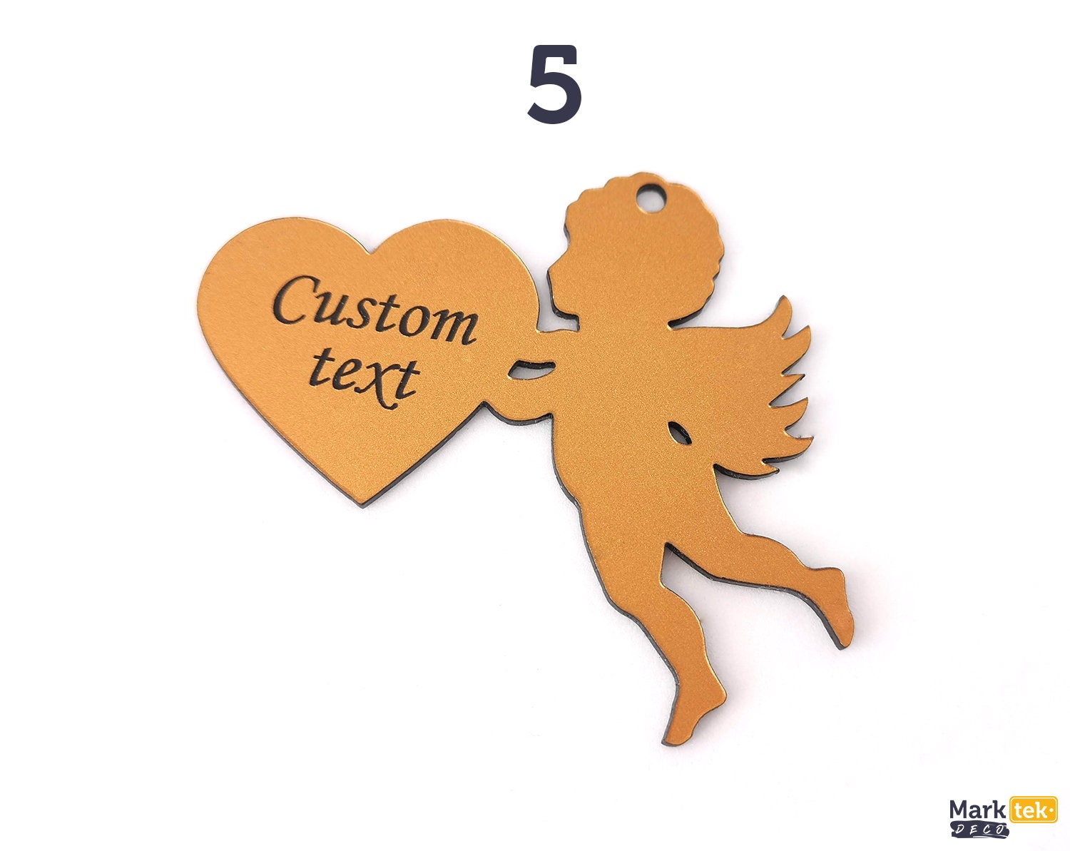 Hanging Guardian Angel Ornament - Engraved Custom Text , Plastic Supply ...