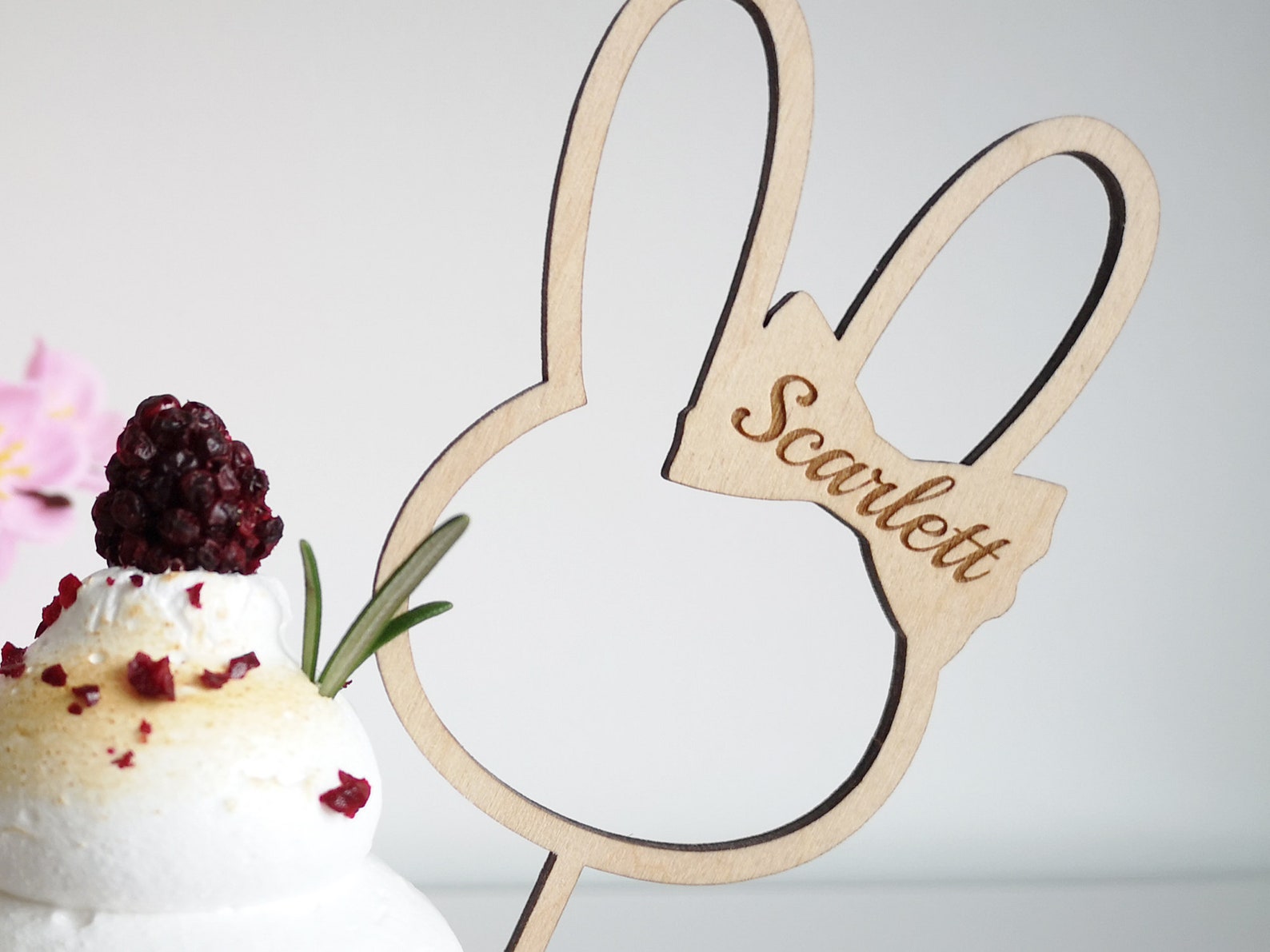 Personalized Easter Bunny Cake Topper | Bunny Girl or Boy | Easter ...