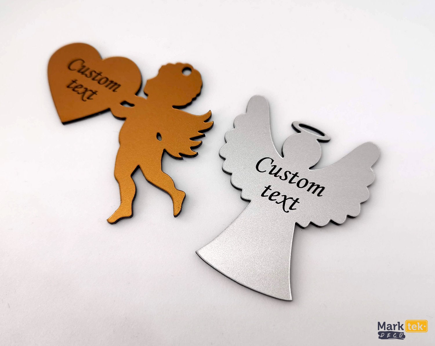 Hanging Guardian Angel Ornament - Engraved Custom Text , Plastic Supply ...