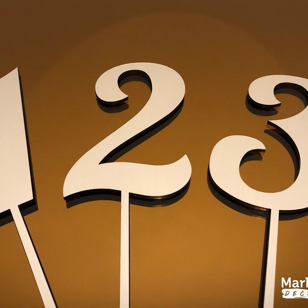Stick Table Numbers - Etsy