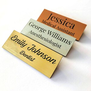 Personalized Name Tags. Staff ID Tags, Badges. Custom Bespoke With ...