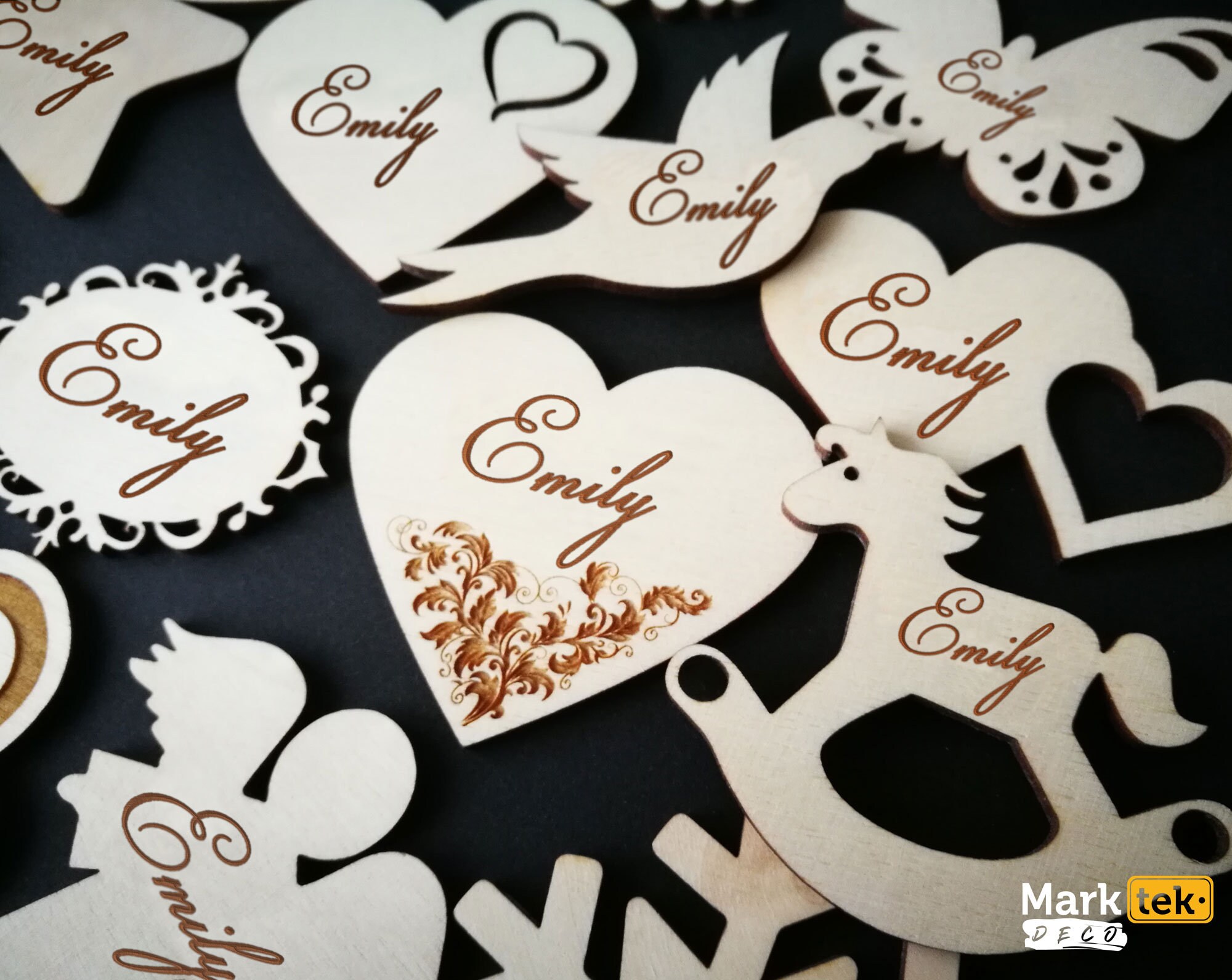 Personalized Laser Engraved Table Place Card Custom Made for - Etsy