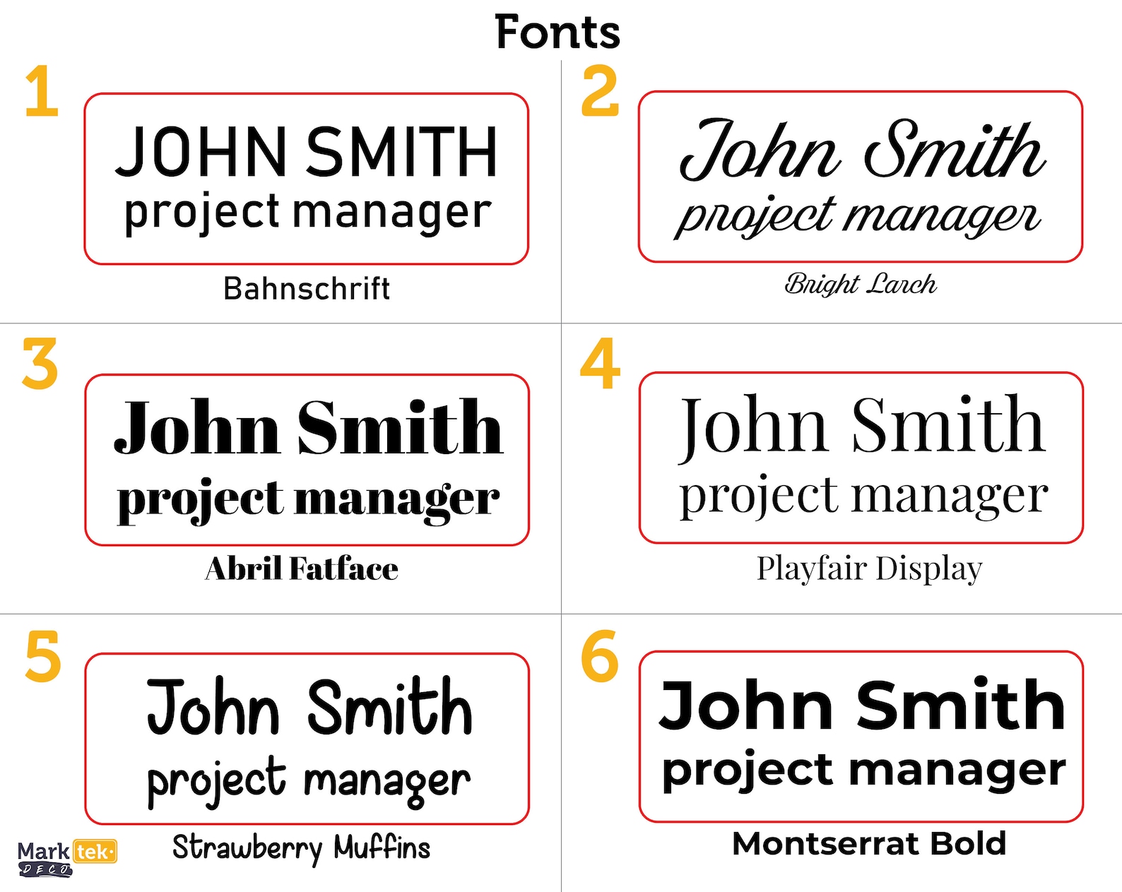 Personalized Plastic Name Badge With Pin or Magnet Attachment Custom ...