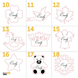 Personalized, Laser Engraved Table Place Card, Custom Made for Any Name ...