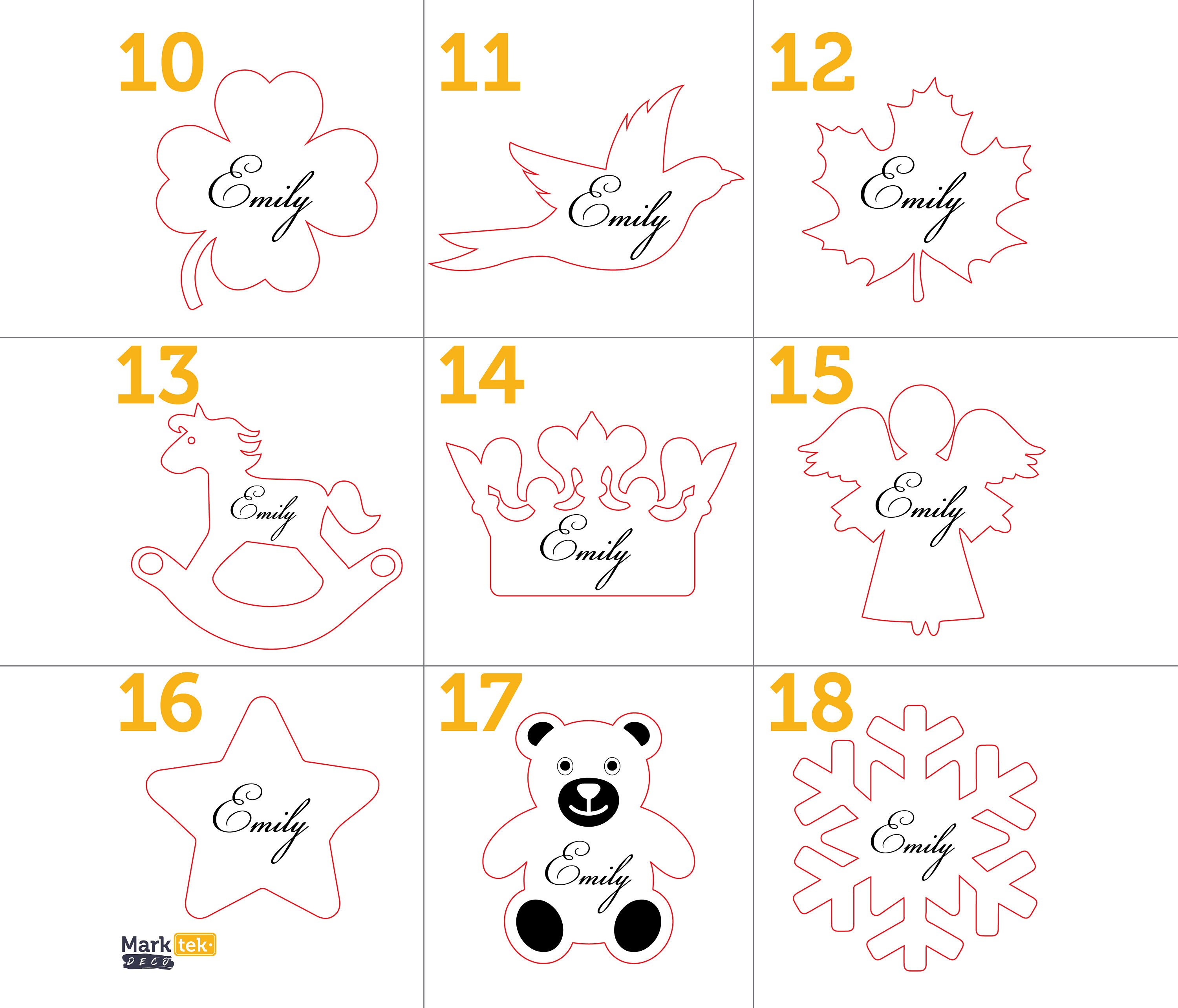 Personalized Laser Engraved Table Place Card Custom Made for - Etsy