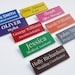 Personalized Name Tags. Staff ID Tags, Badges. Custom Bespoke With ...