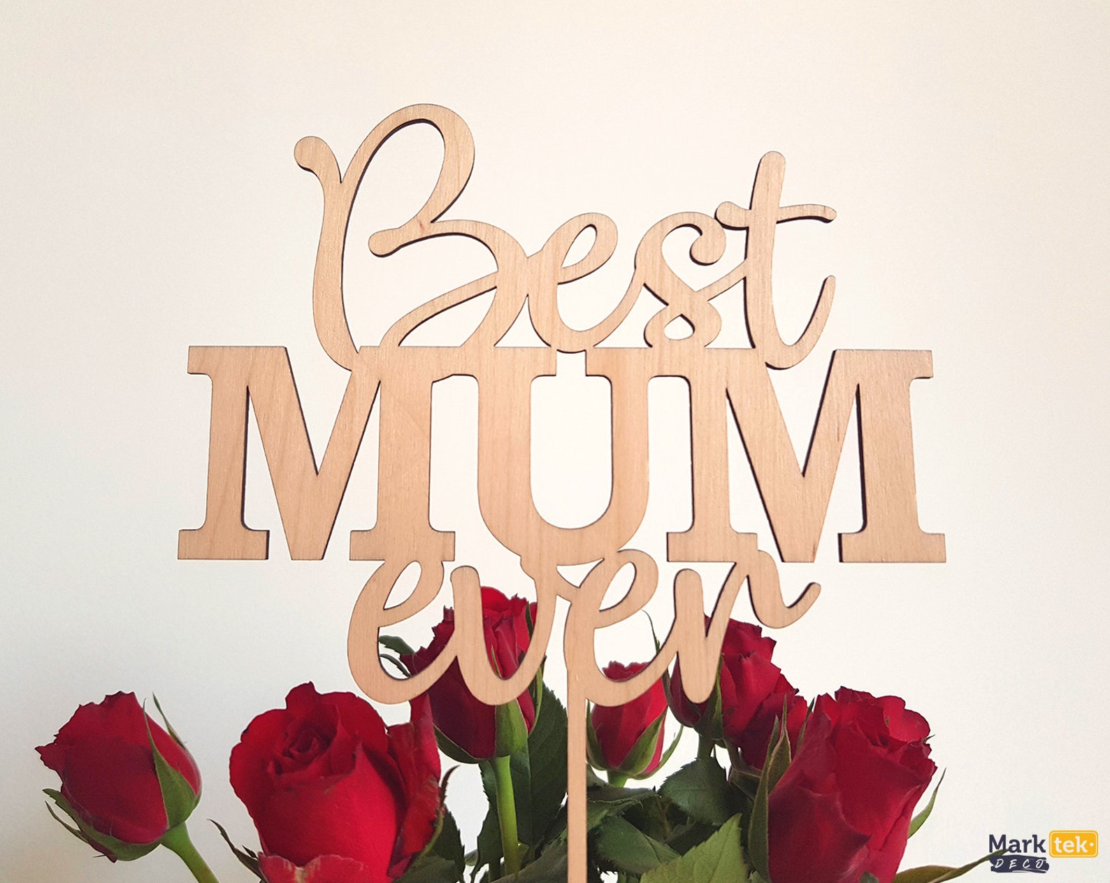 Mother's Day Cake Topper Best Mum Ever Custom Orders - Etsy